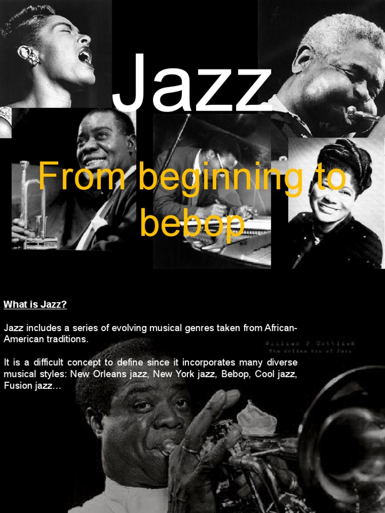 Jazz From Beginning To Bebop | PDF | Jazz | Ragtime