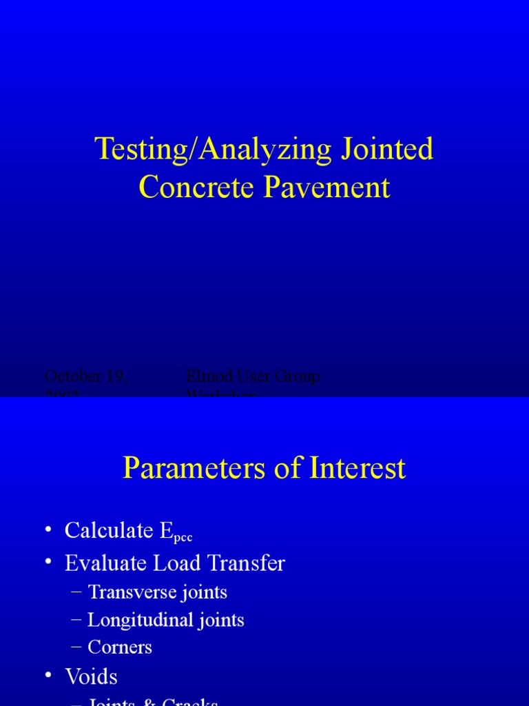 Analysis of Load Transfer, Voids, and Curling/Warping in Jointed ...
