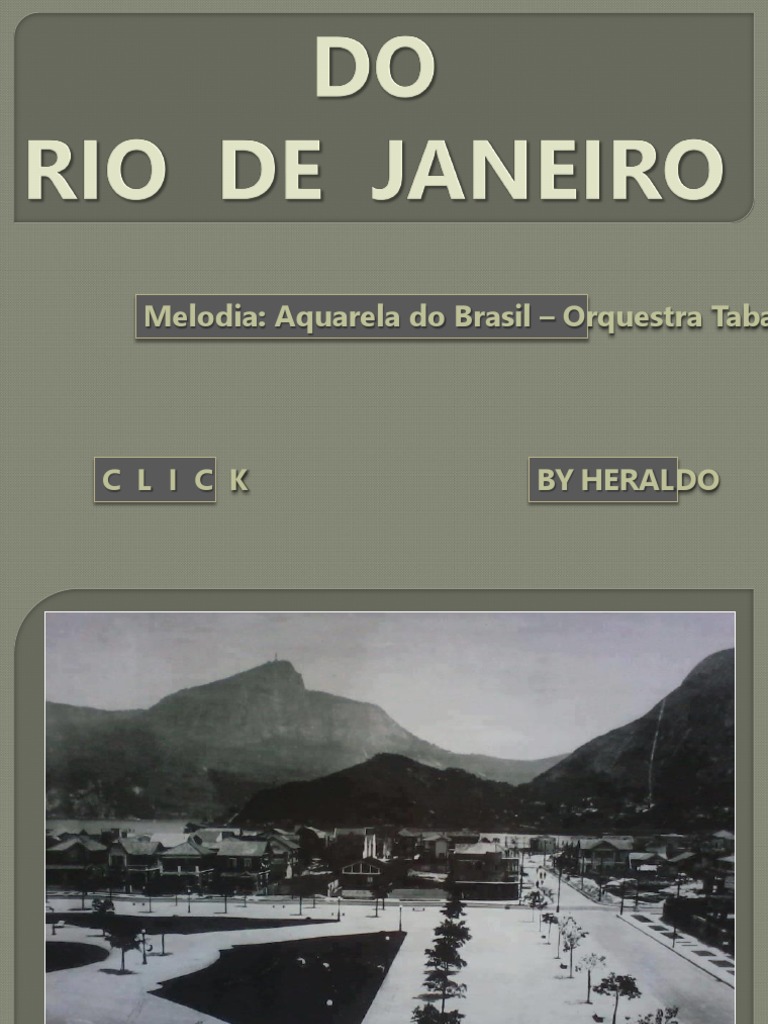 Rio Antigo - Antigas Fotos | PDF | Rio de Janeiro | Transporte
