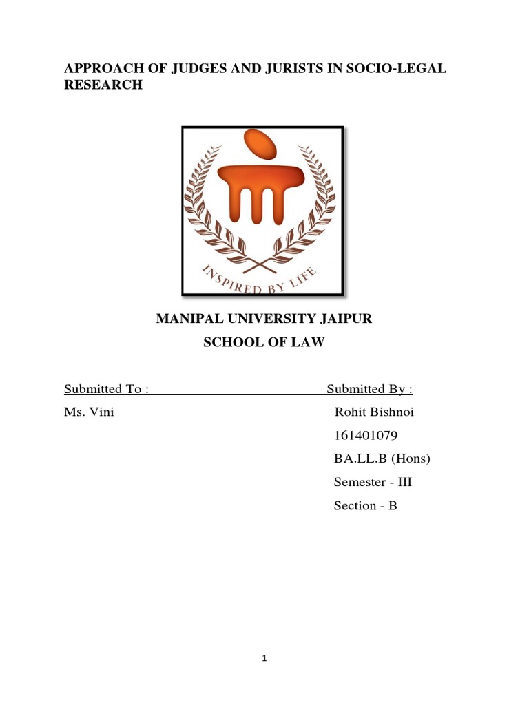 Legal Research Project | Download Free PDF | Jurisprudence | Sociology