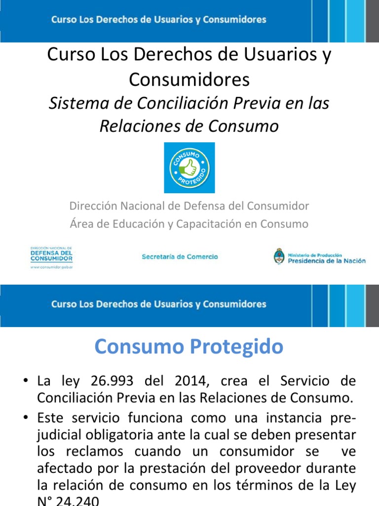 Presentación COPREC | PDF | Los consumidores | Consumo (economía)