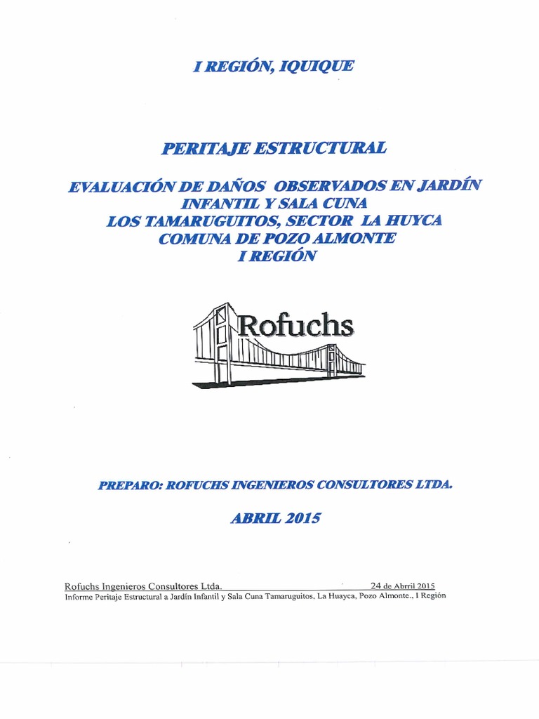 Modelo de Informe Estructural | PDF