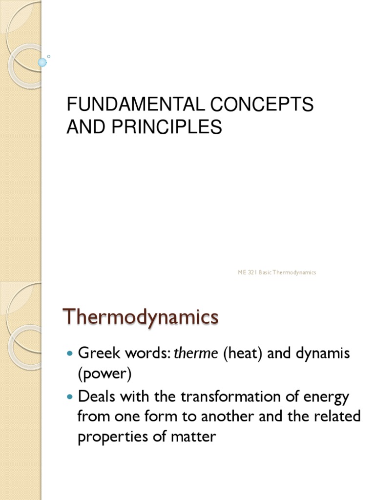 Thermodynamics: Laws and Concepts Explained | PDF | Laws Of ...