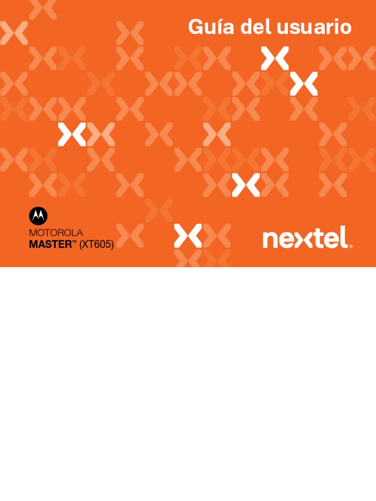 Motorola Master XT605 | PDF | Wifi | Electrónica de consumo
