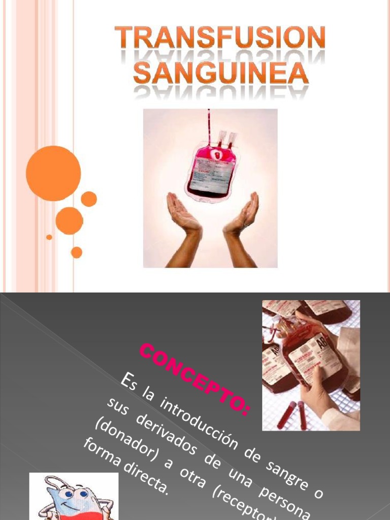 Transfusion Sanguinea | Transfusión de sangre | Sangre