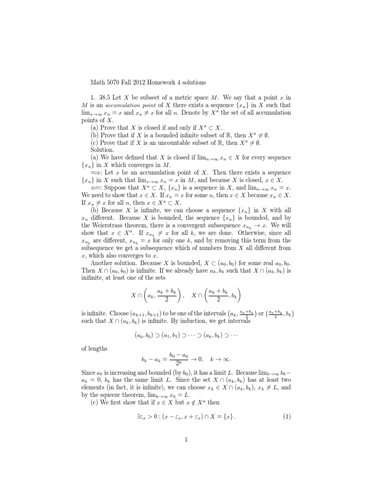 hw4 Sol | PDF | Sequence | Element (Mathematics)