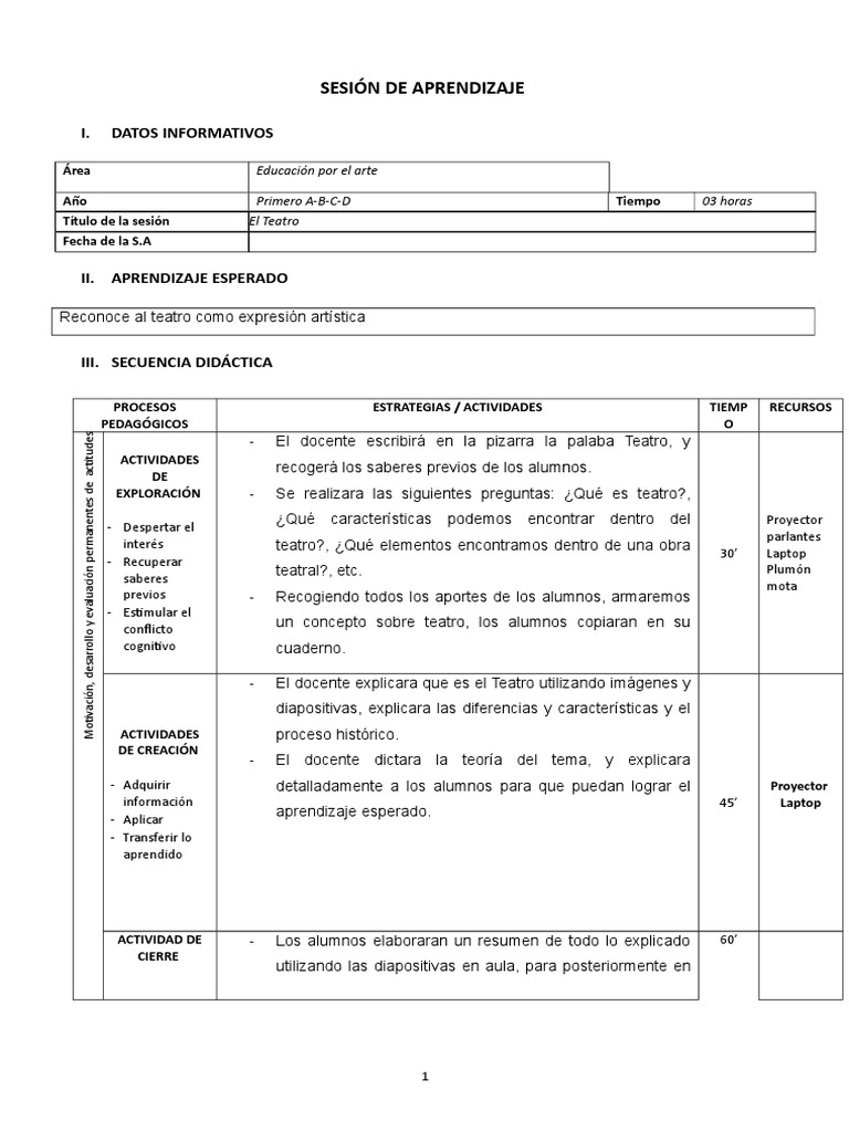 Sesion de Aprendizaje JEC 2017 05 | Descargar gratis PDF | Evaluación | Aprendizaje