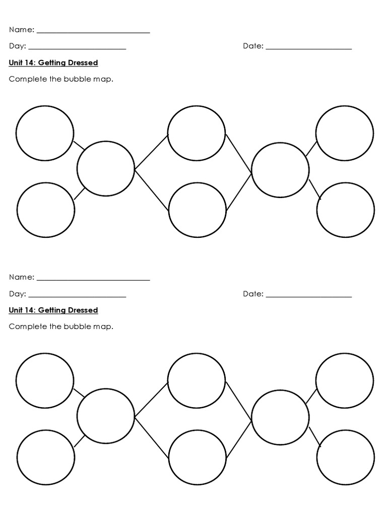 Free Double Bubble Map Template | PDF