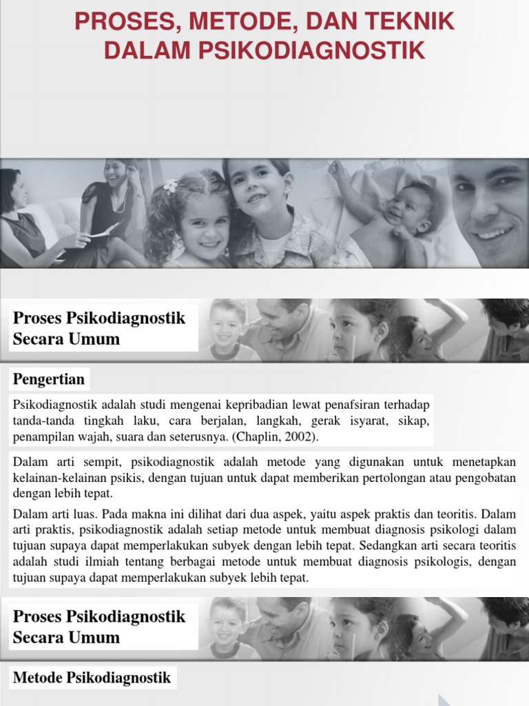 PROSES DAN METODE DIAGNOSTIK PSIKOLOGI | PDF
