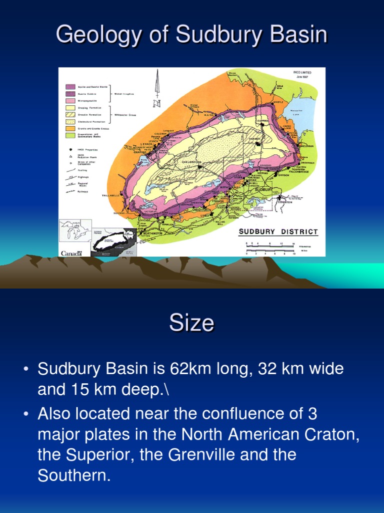 Geology of Sudbury Basin | Geology | Earth Sciences