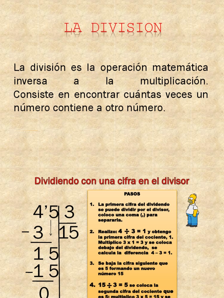 LA DIVISION.pptx | División (Matemáticas) | Álgebra | Prueba gratuita de 30 días | Scribd