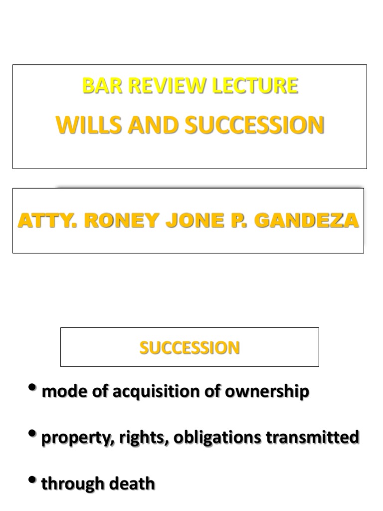 Understanding Preterition in Succession | PDF | Will And Testament ...