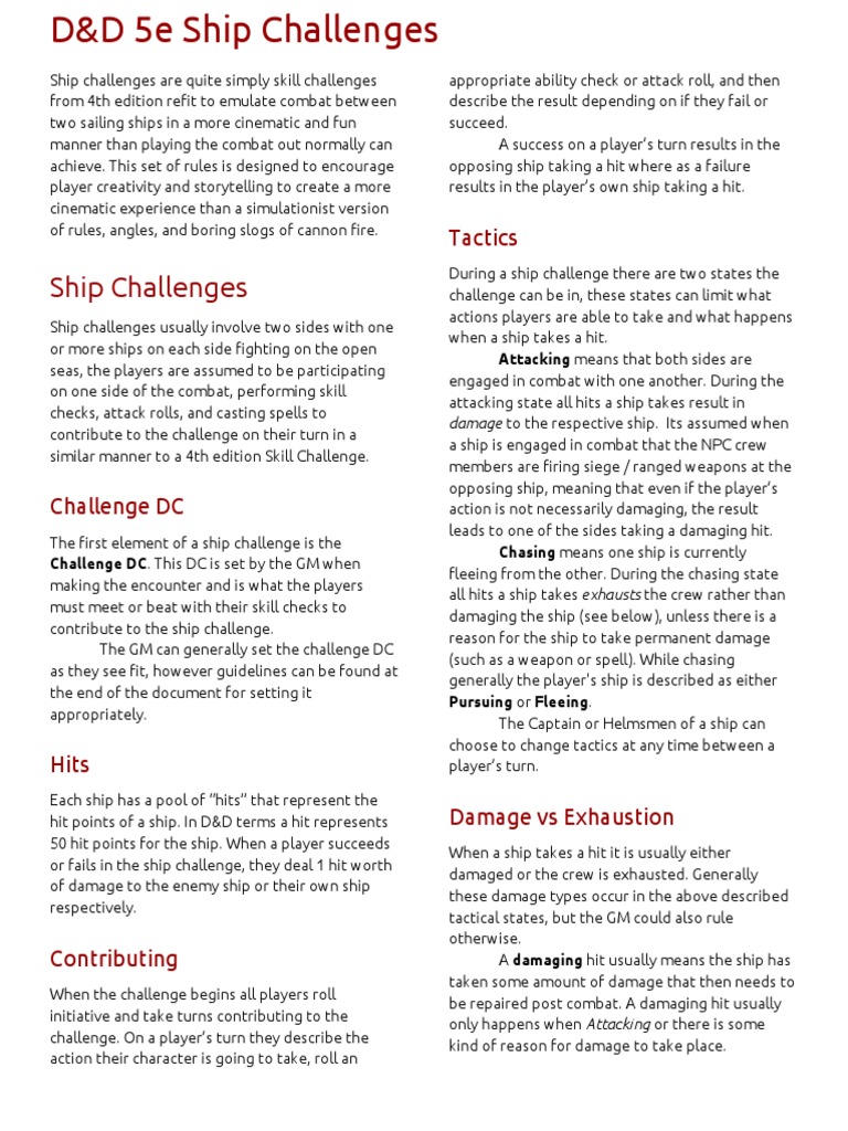 Ship Challenge | Download Free PDF | Ships | Cannon