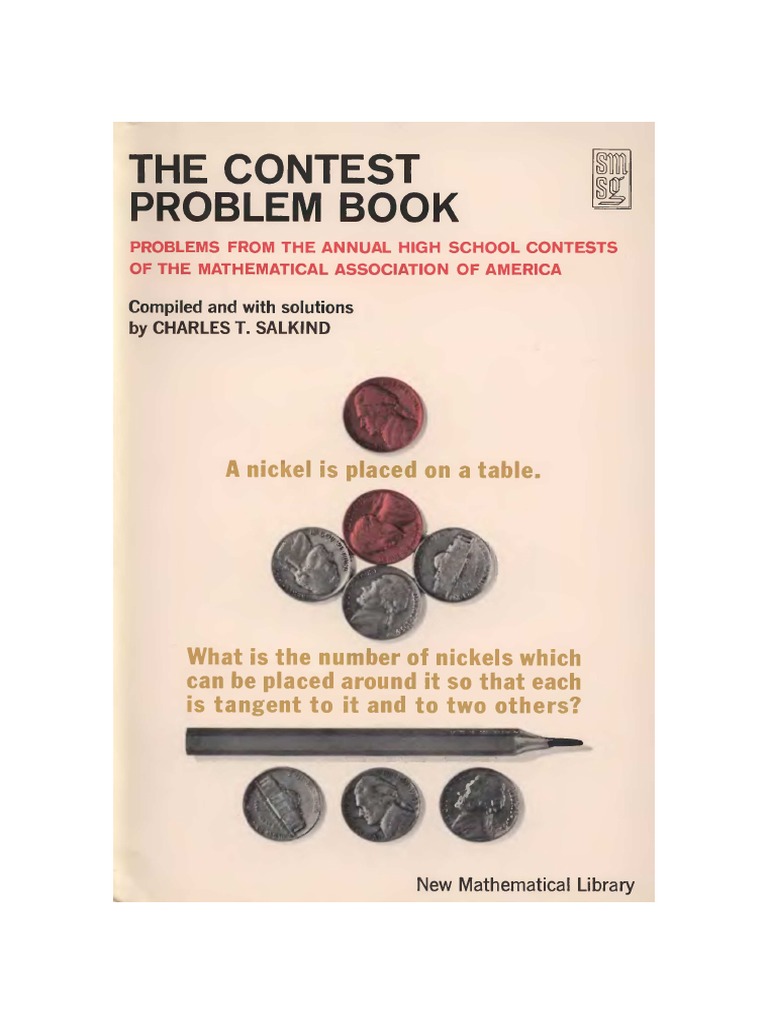 MAA The Contest Problem Book 1 (I) PDF | PDF