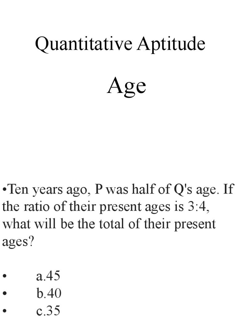 Quantitative Aptitude | PDF | Speed | Ratio