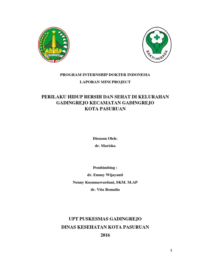 Contoh Mini Projek PHBD Internship | PDF