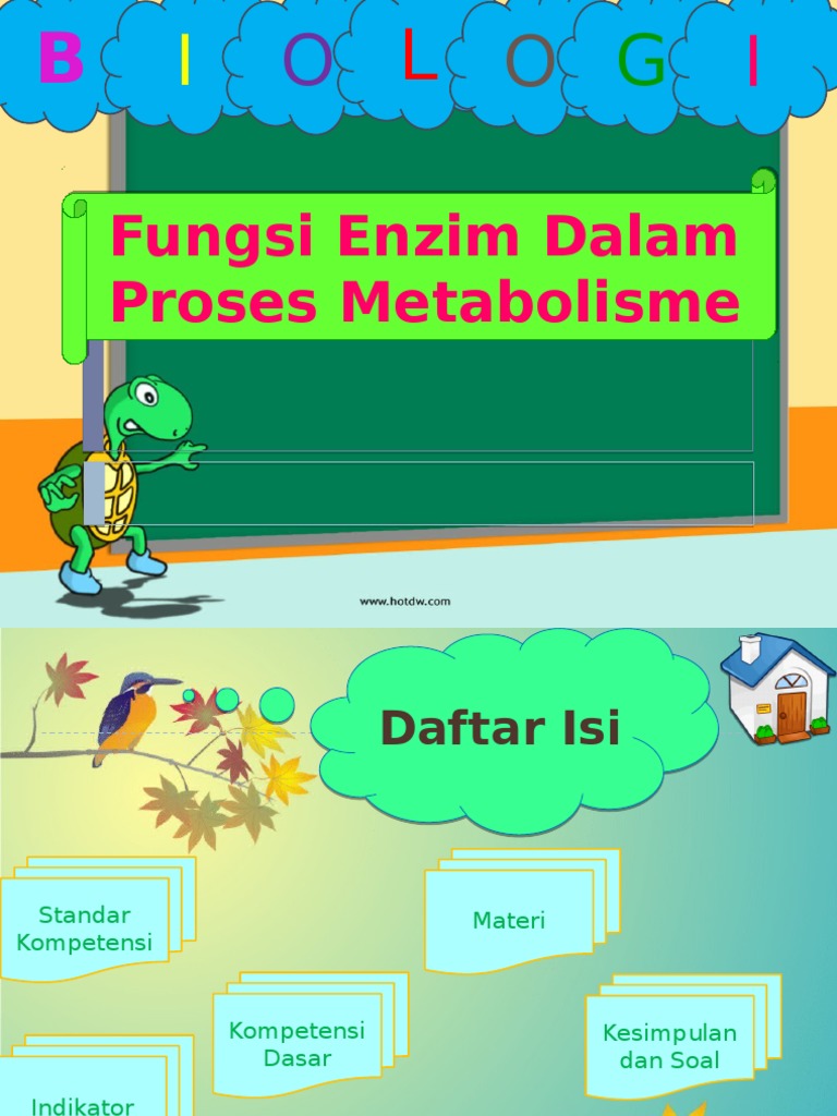 Fungsi Enzim Dalam Proses Metabolisme | PDF