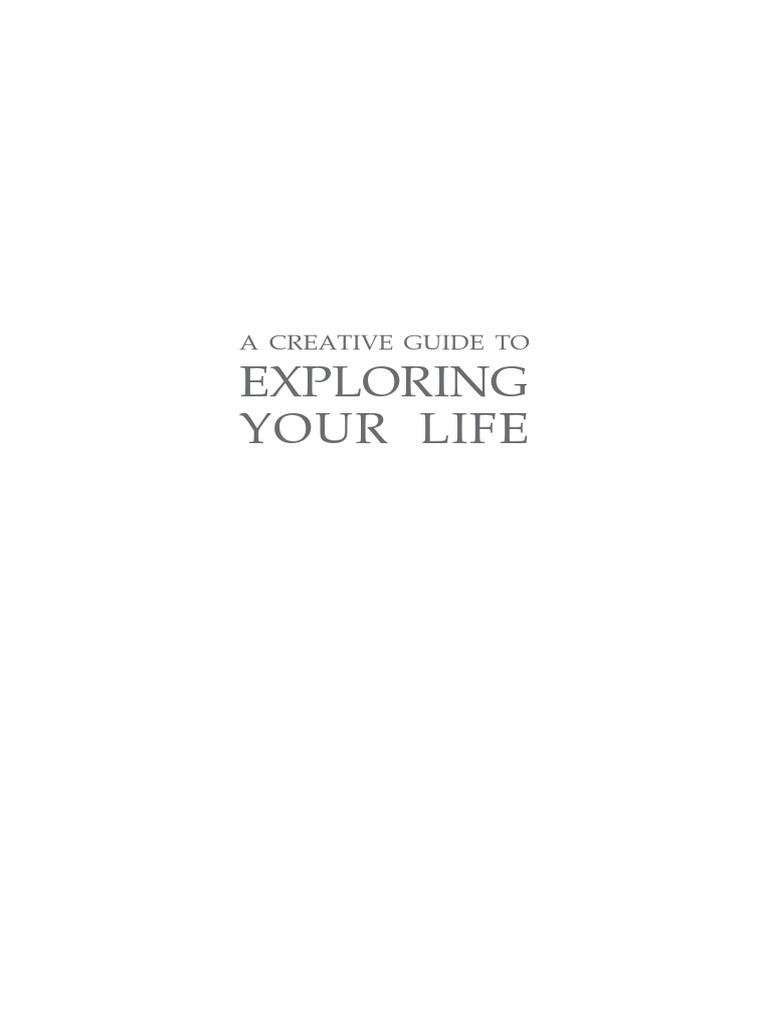 A Creative Guide To Exploring Your Life PDF | PDF | Identity (Social ...