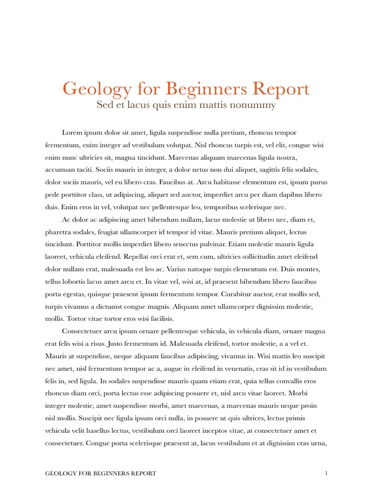 Geology for Beginners Overview | PDF