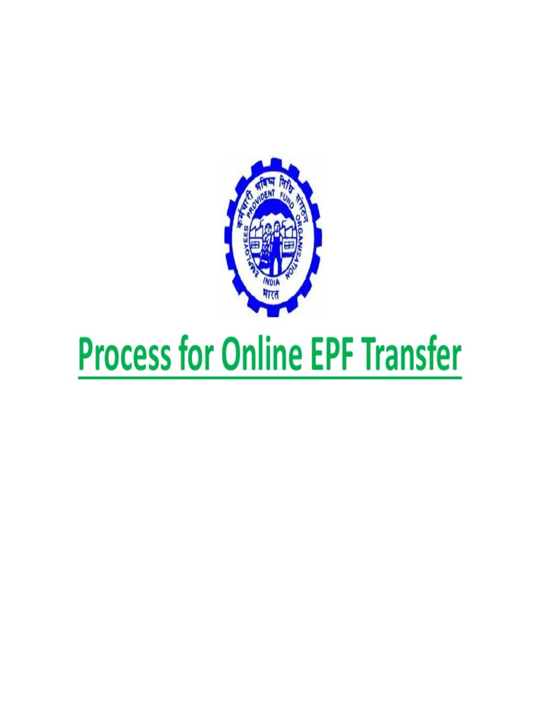Process For Online EPF Transfer Process For Online EPF Transfer | PDF | World Wide Web ...