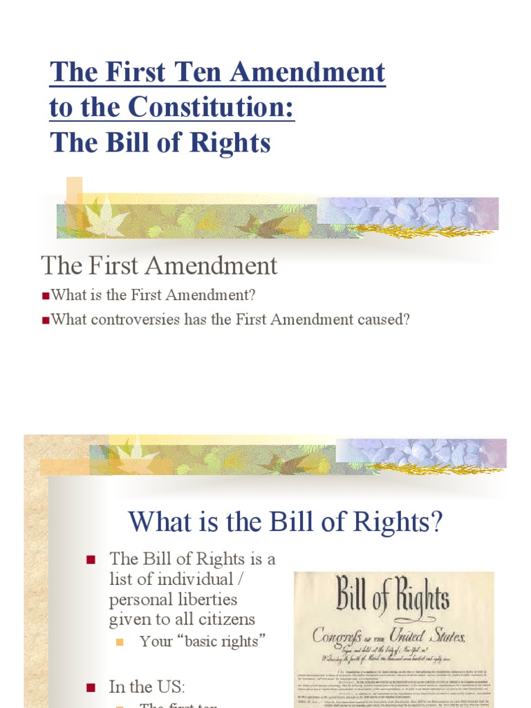 1st Amendment101 | PDF | Establishment Clause | First Amendment To The ...