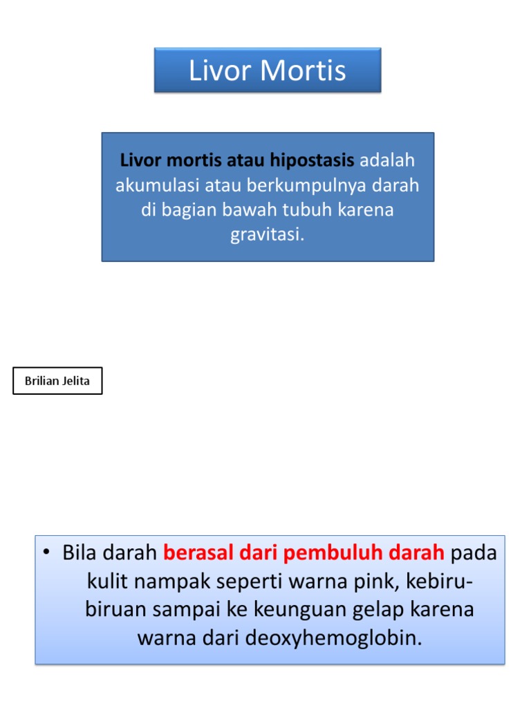 Livor Mortis | PDF