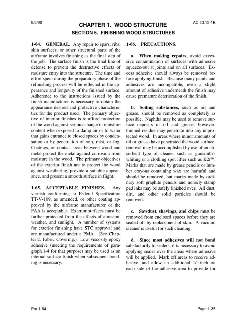 Section 5. Finishing Wood Structures | PDF | Adhesive | Varnish