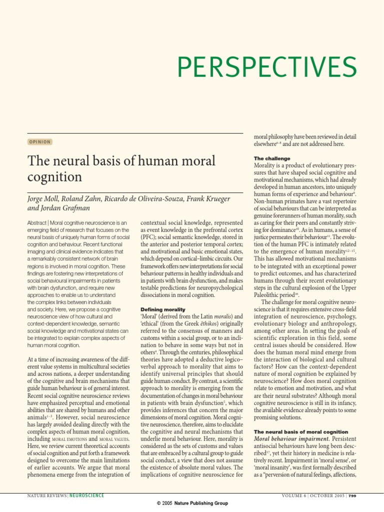 nrn1768 PDF | PDF | Prefrontal Cortex | Psychopathy