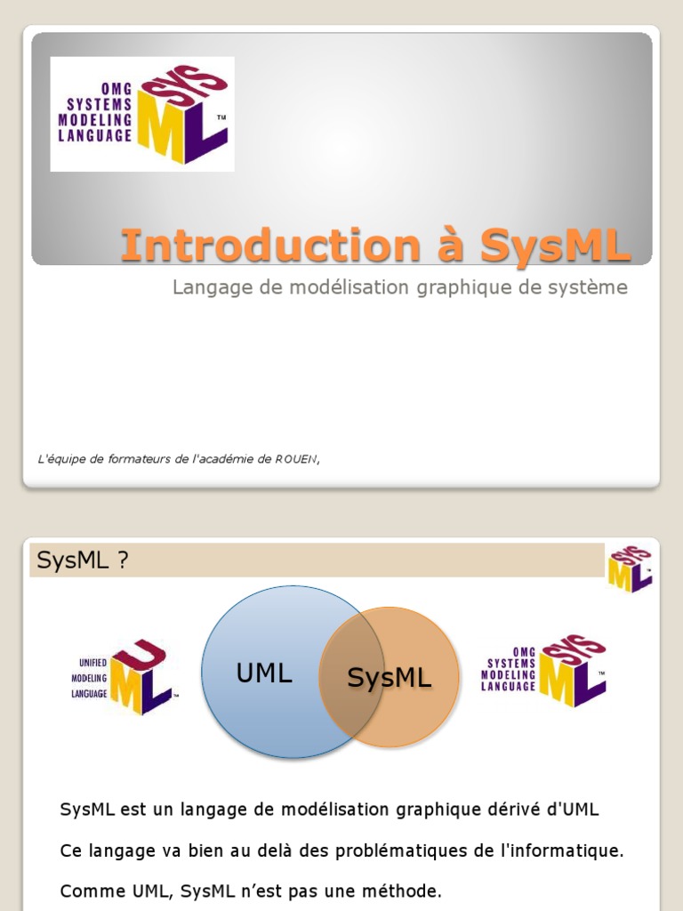6 - Un Exemple de SysML | PDF | Cas d'utilisation | Langage de Modélisation Unifié