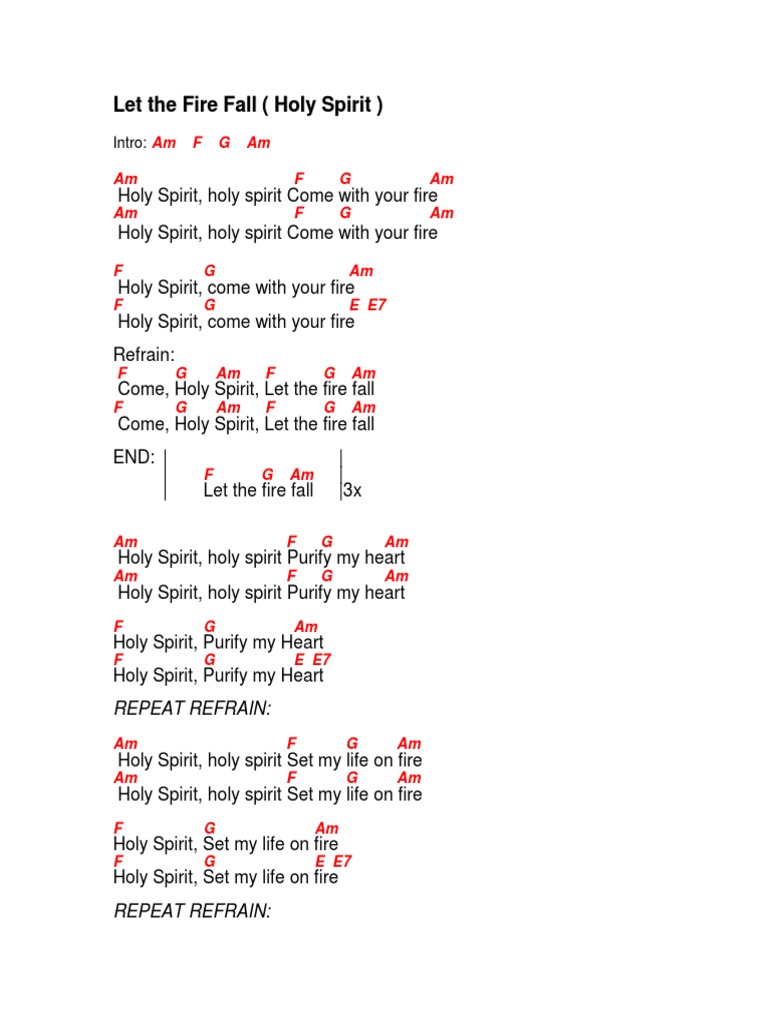 Let The Fire Fall | PDF