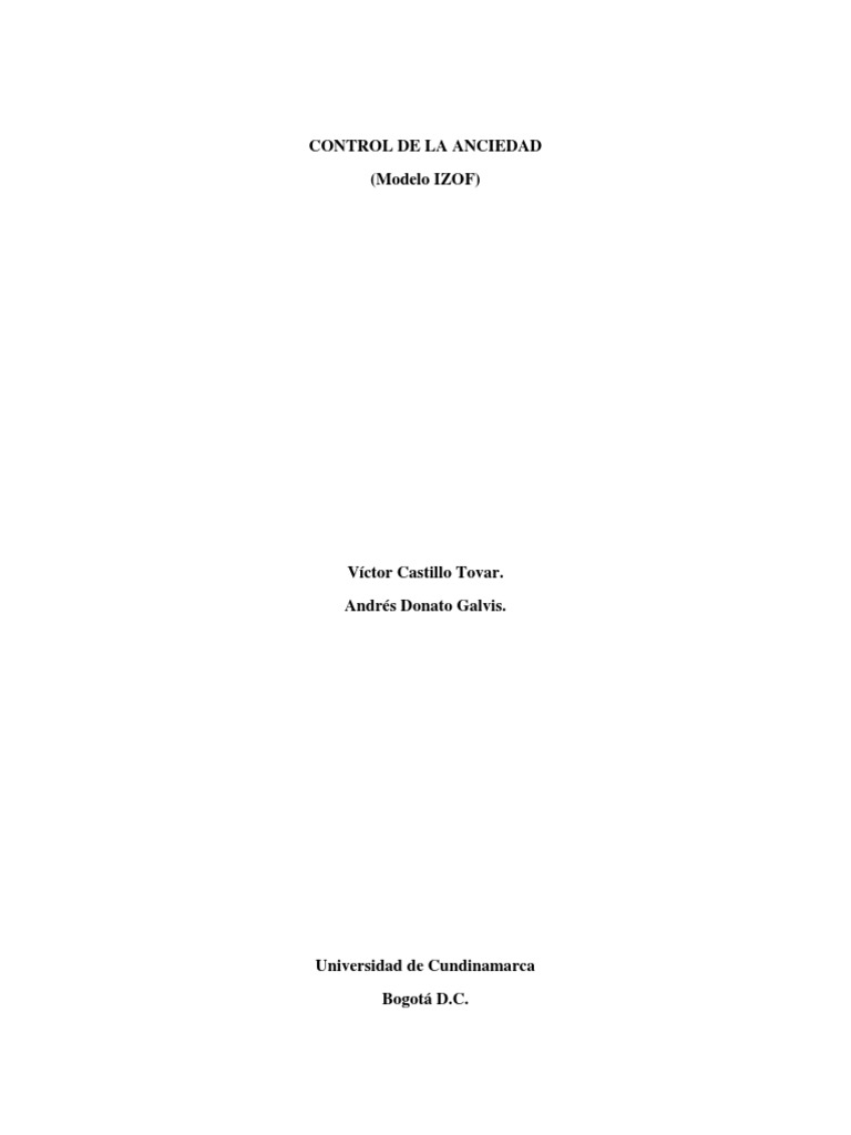 IZOF | PDF | Aprendizaje | Conceptos psicologicos