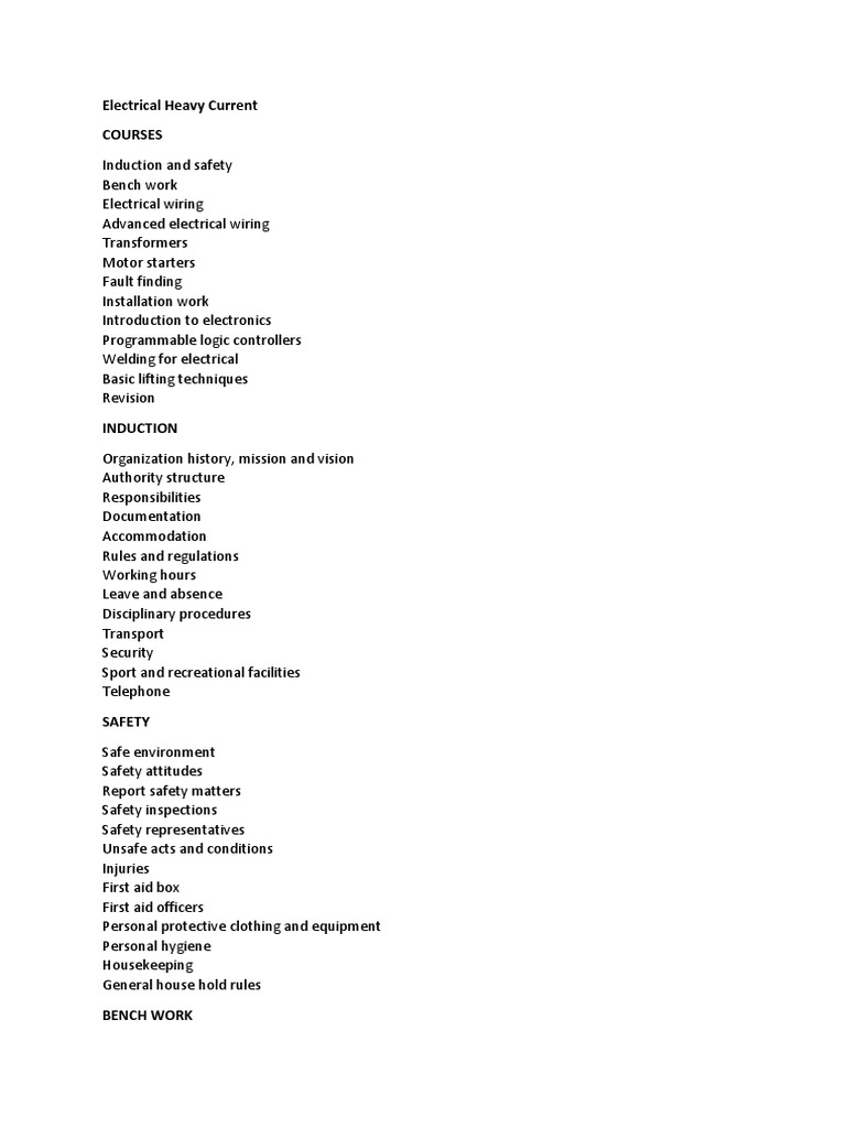 Electrical Heavy Current (Mike) | Download Free PDF | Electrical Wiring ...