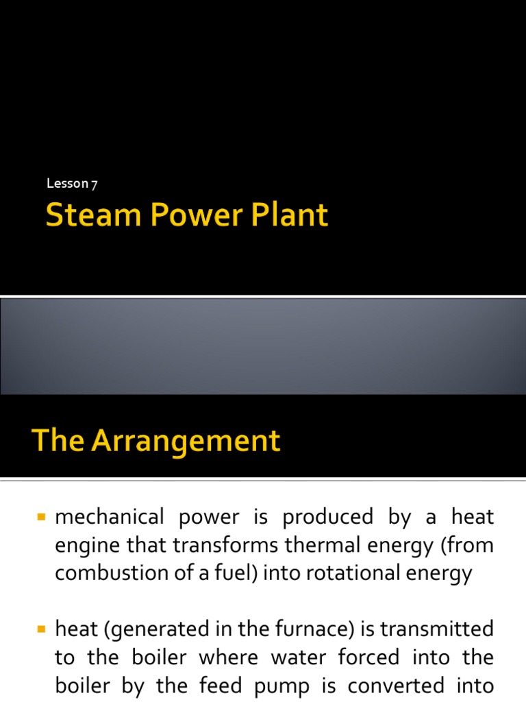 Steam Power Plant | PDF | Boiler | Steam