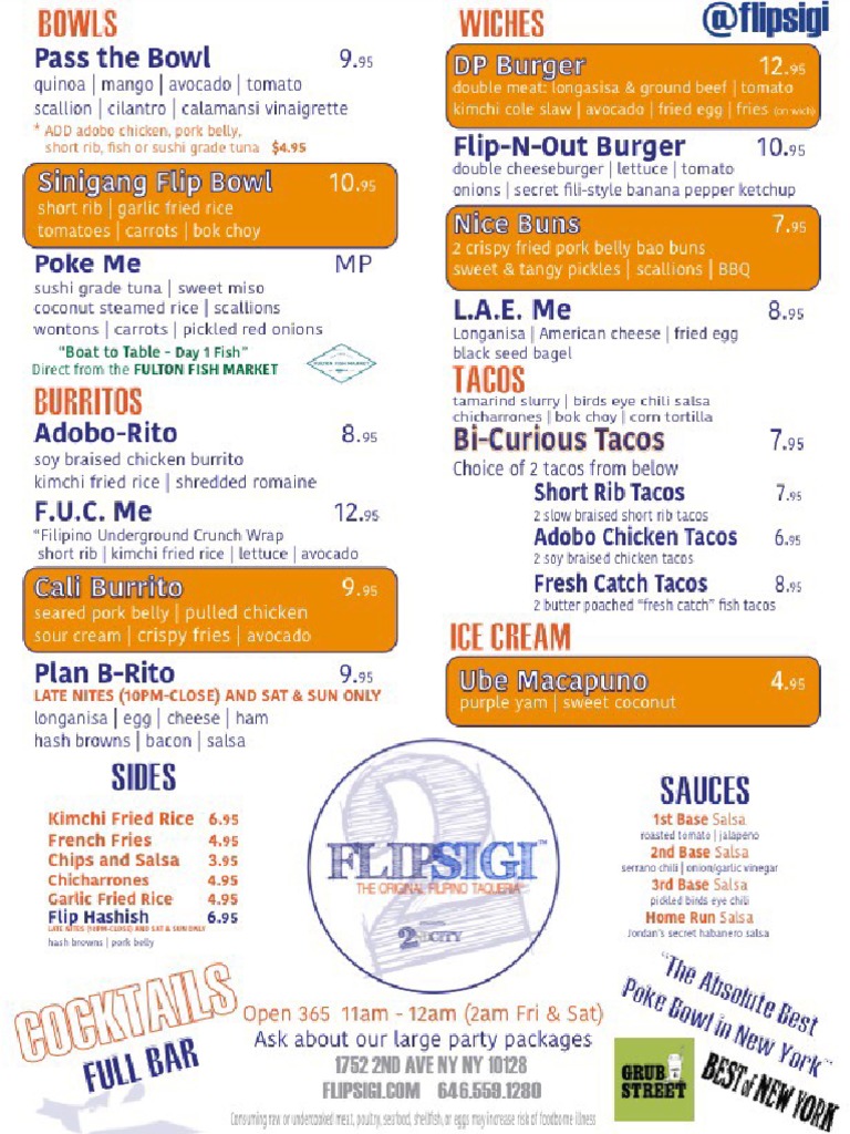 Flip Sigi Menu | PDF