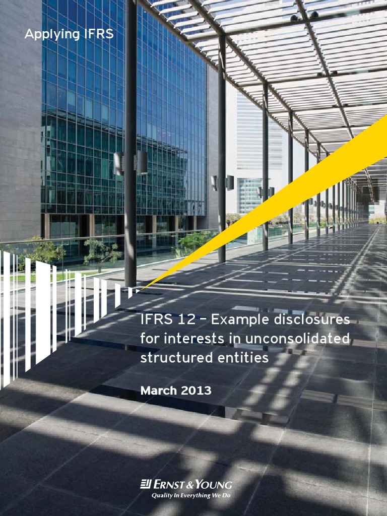 Applying IFRS: IFRS 12 - Example Disclosures For Interests in ...