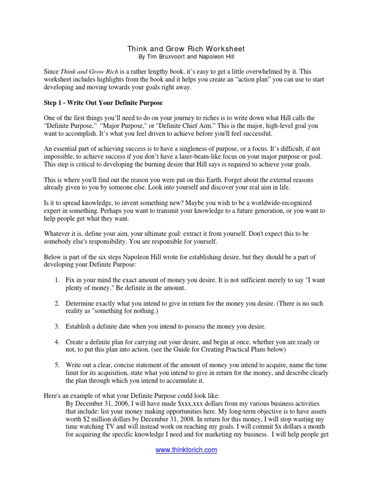 Worksheet | Meaning Of Life | Thought