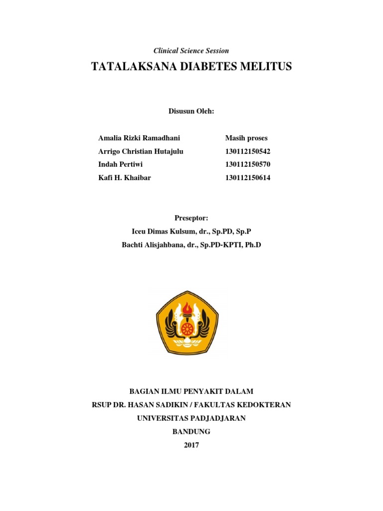 Tatalaksana DM | PDF