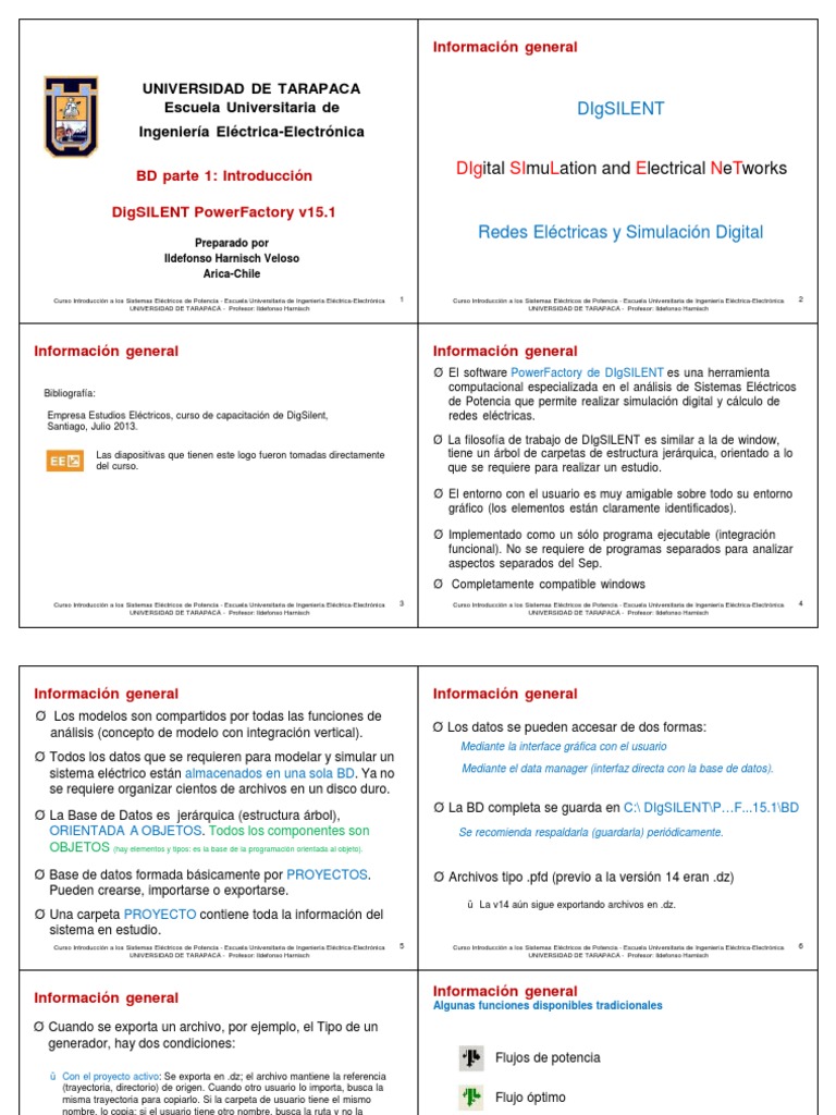 BD Digsilent | PDF | Ventana (informática) | Archivo de computadora