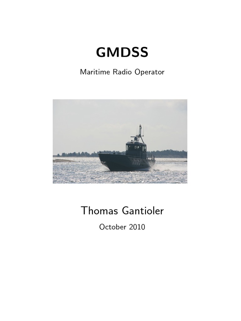 GMDSS Maritime Radio Operator Guide | PDF | Broadcasting ...