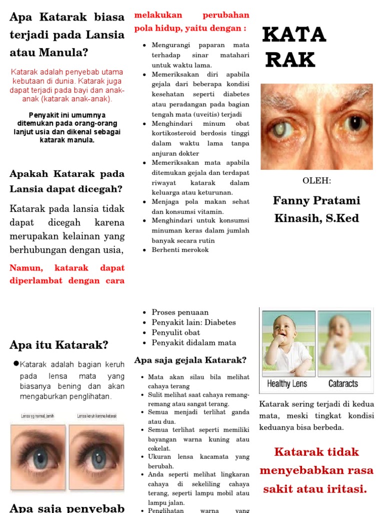 Leaflet Katarak | PDF