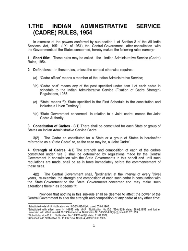 Revised AIS Rule Vol II IAS Rule 01 0 PDF | PDF | Civil Service | Government Agencies