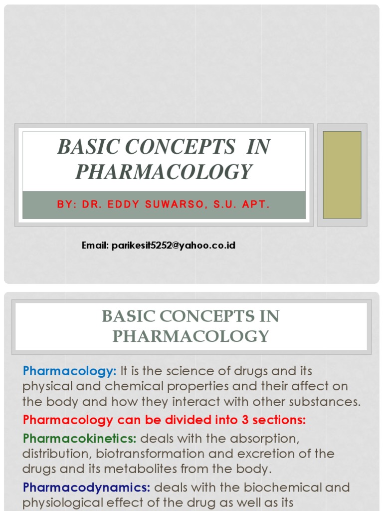 Basic Concepts in Pharmacology | PDF | Autonomic Nervous System ...