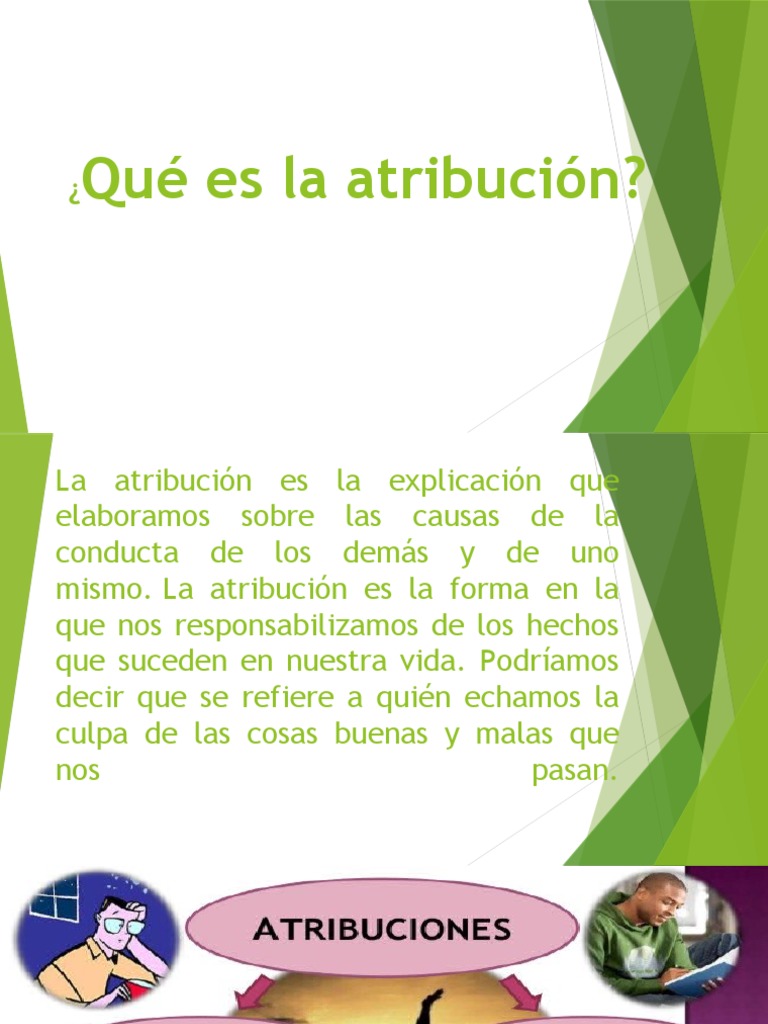 Qué Es La Atribución | PDF