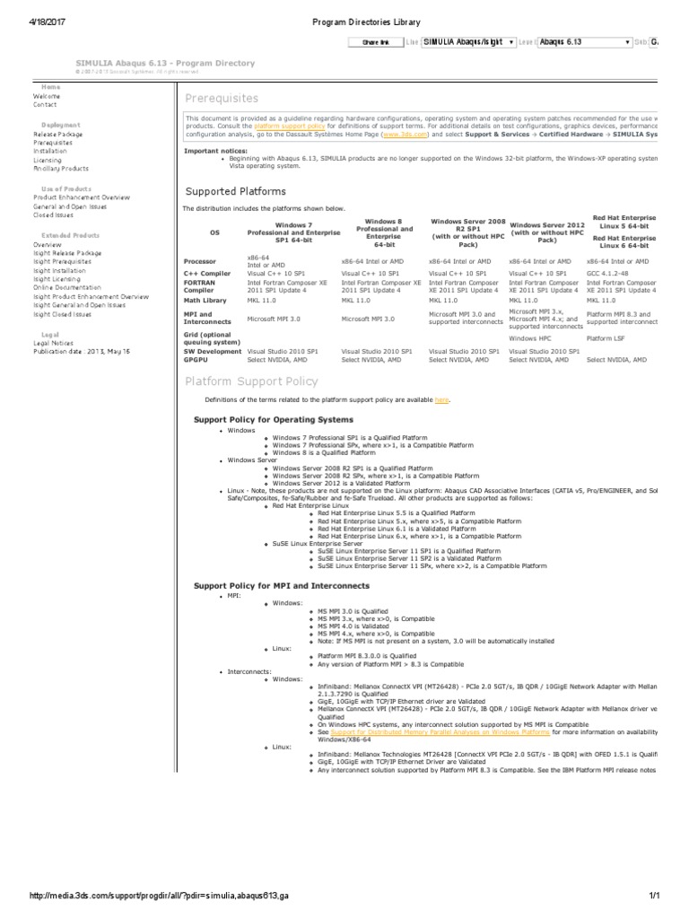 Abaqus | PDF | Computer Related Introductions | System Software