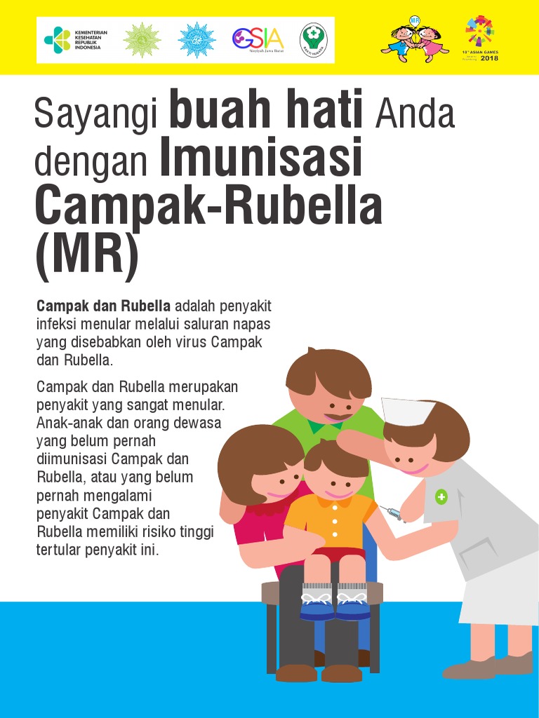 Leaflet Imunisasi Campak-Rubella Rev 02 Fix PDF | PDF