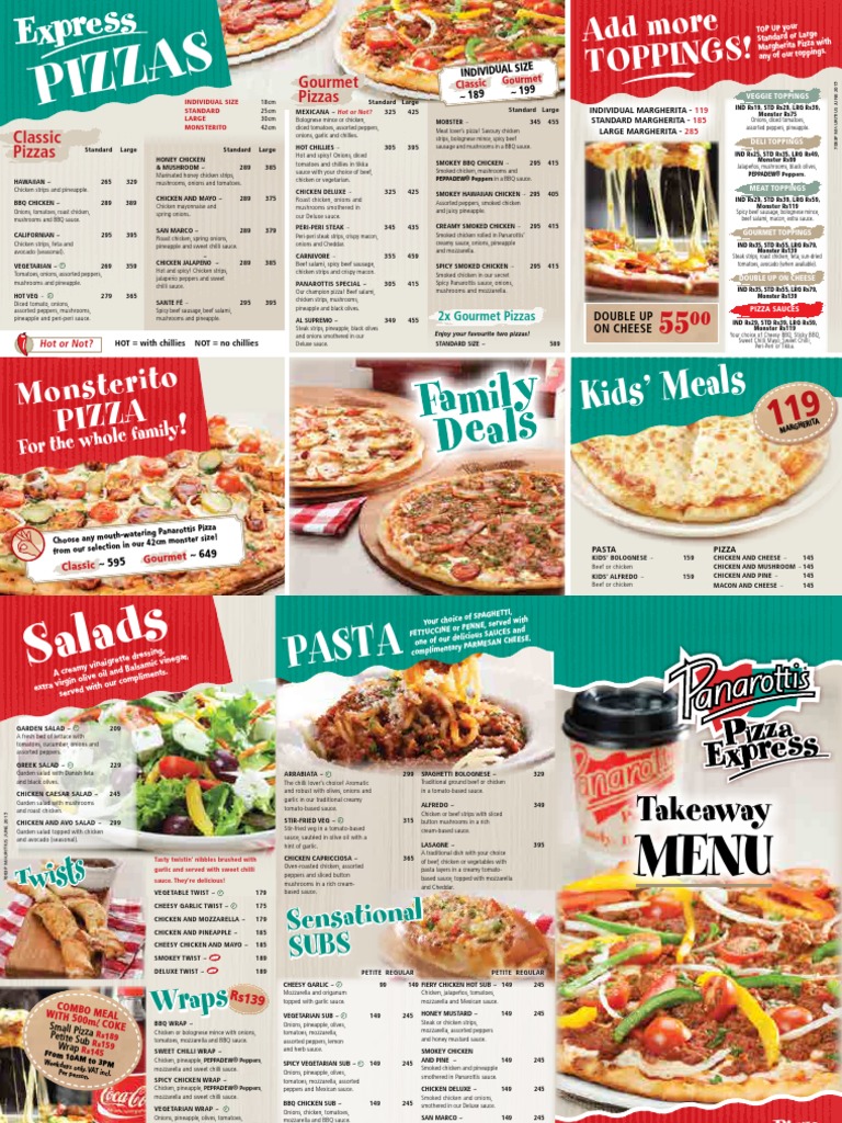 7083P Mauritius Express Menu2015 | PDF | Sausage | Salad