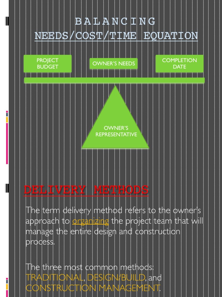PROJECT DELIVERY METHODS - Case Study PDF | PDF | Construction ...