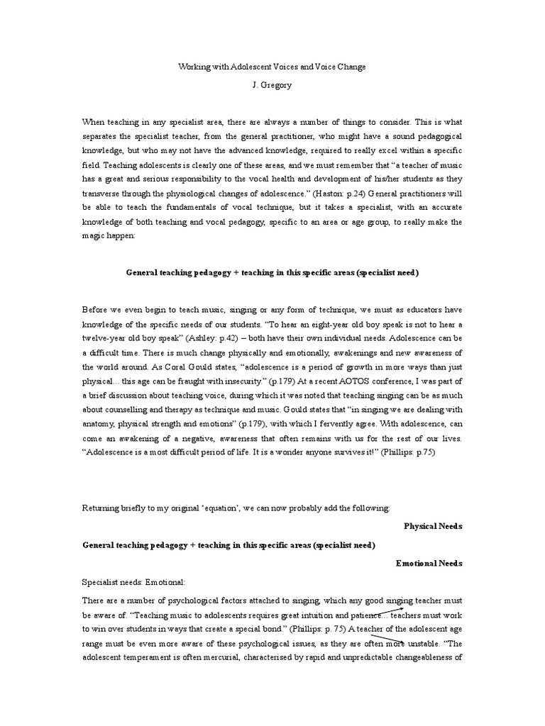 Navigating the Physical and Emotional Needs of Adolescent Singers ...