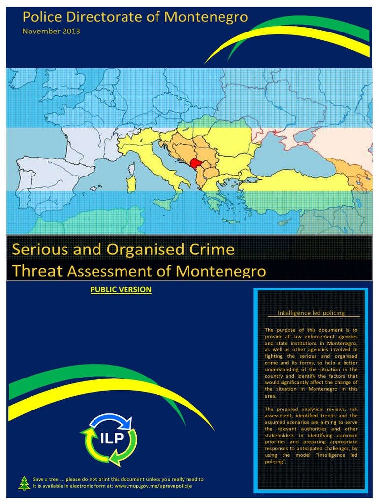 Serious and Organised Crime Threat Assessment of Montenegro PDF ...