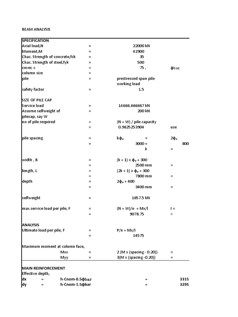 Pile Design | PDF | Deep Foundation | Shear Stress